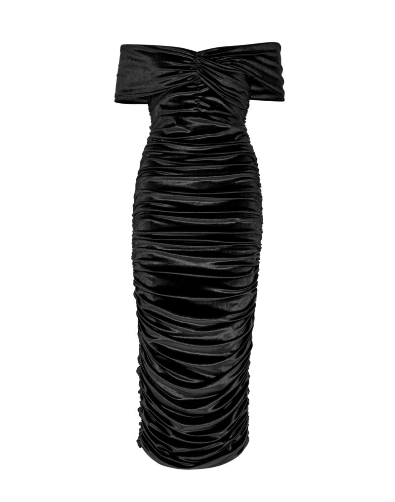 MIX & MATCH RUBY VELVET DRESS | BLACK | AndieKat.com