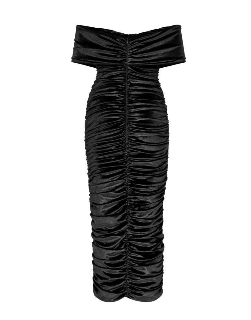 MIX & MATCH RUBY VELVET DRESS | BLACK | AndieKat.com